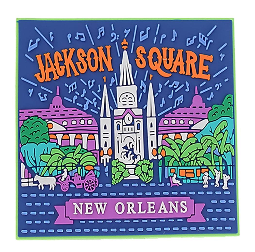JACKSON SQUARE PVC MAGNET - United Gift and Novelty Company